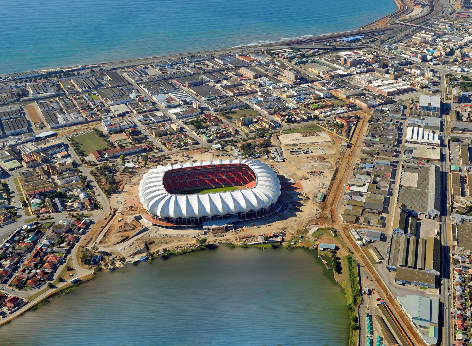 the urban landscape the arena seats 46000 and was the stage for several ...